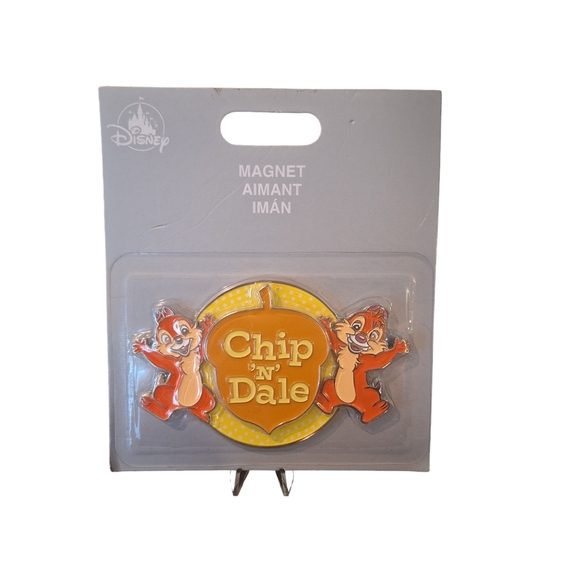 Disney | Other | Disney Parks Chip N Dale With Acorn Souvenir Metal ...